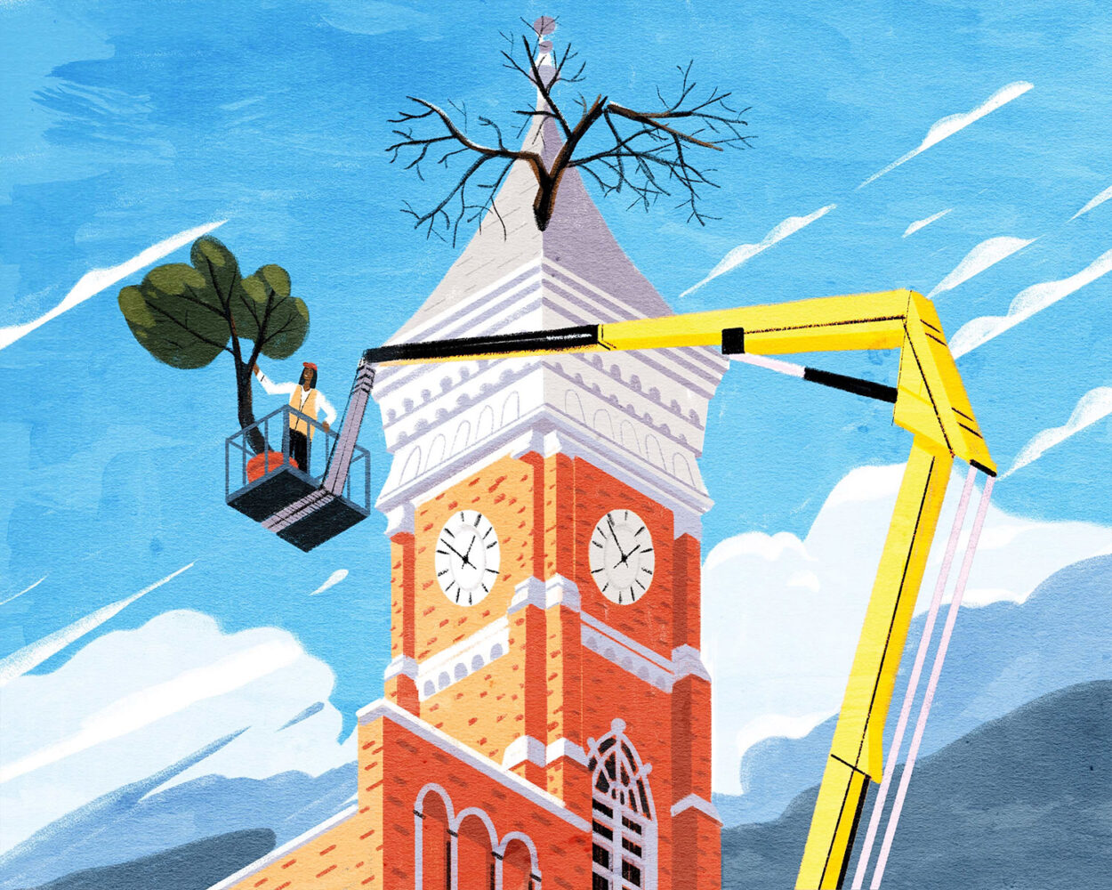 RYAN JOHNSON | A COURTHOUSE ROOF TREE FOR INDIANAPOLIS MONTHLY | Levy ...