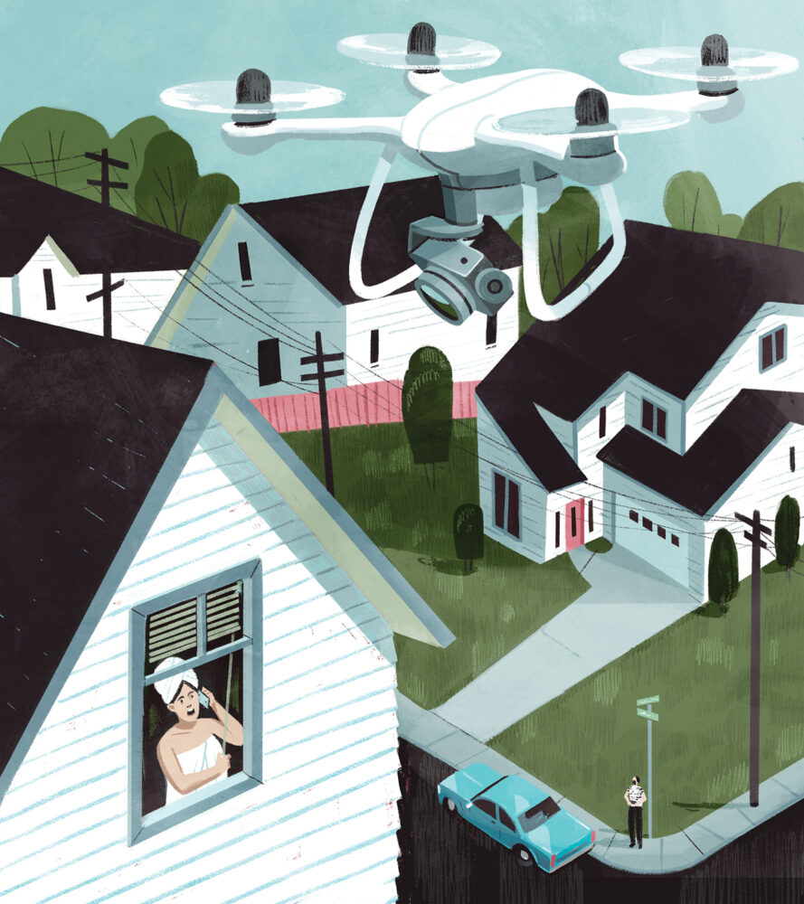 RYAN JOHNSON | PEEPING DRONE FOR INDIANAPOLIS MONTHLY | Levy Creative ...