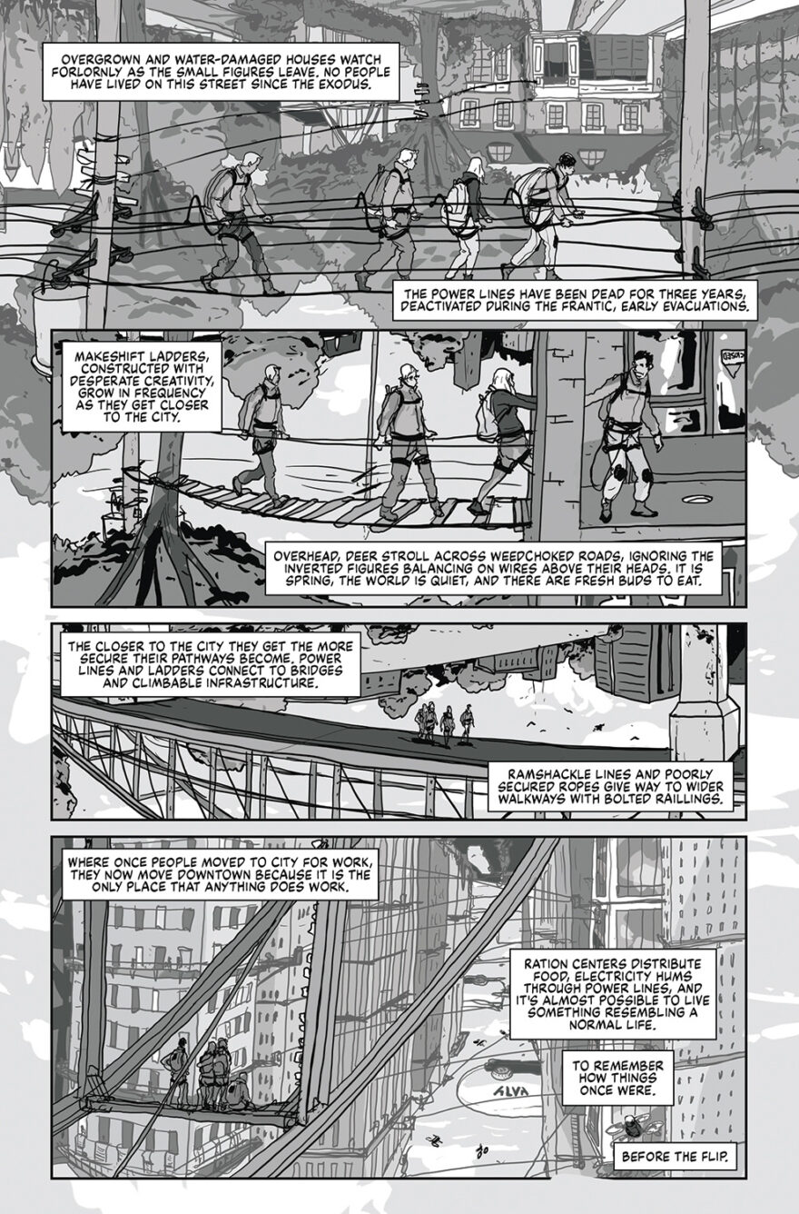 MICHAEL BYERS | NEW COMIC BOOK ART | ISSUE ONE | UPSIDE DOWN WITH FILIP ...