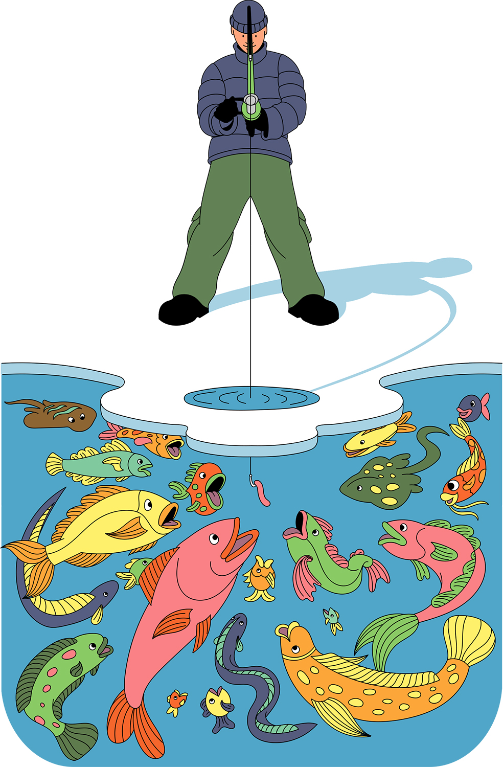 LIAM EISENBERG | ICE FISHING FOR NEW MEXICO MAGAZINE | Levy Creative ...